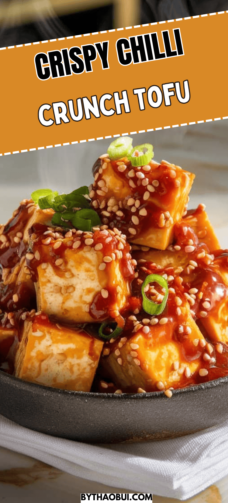 Crispy Chilli Crunch Tofu - Thao Bui
