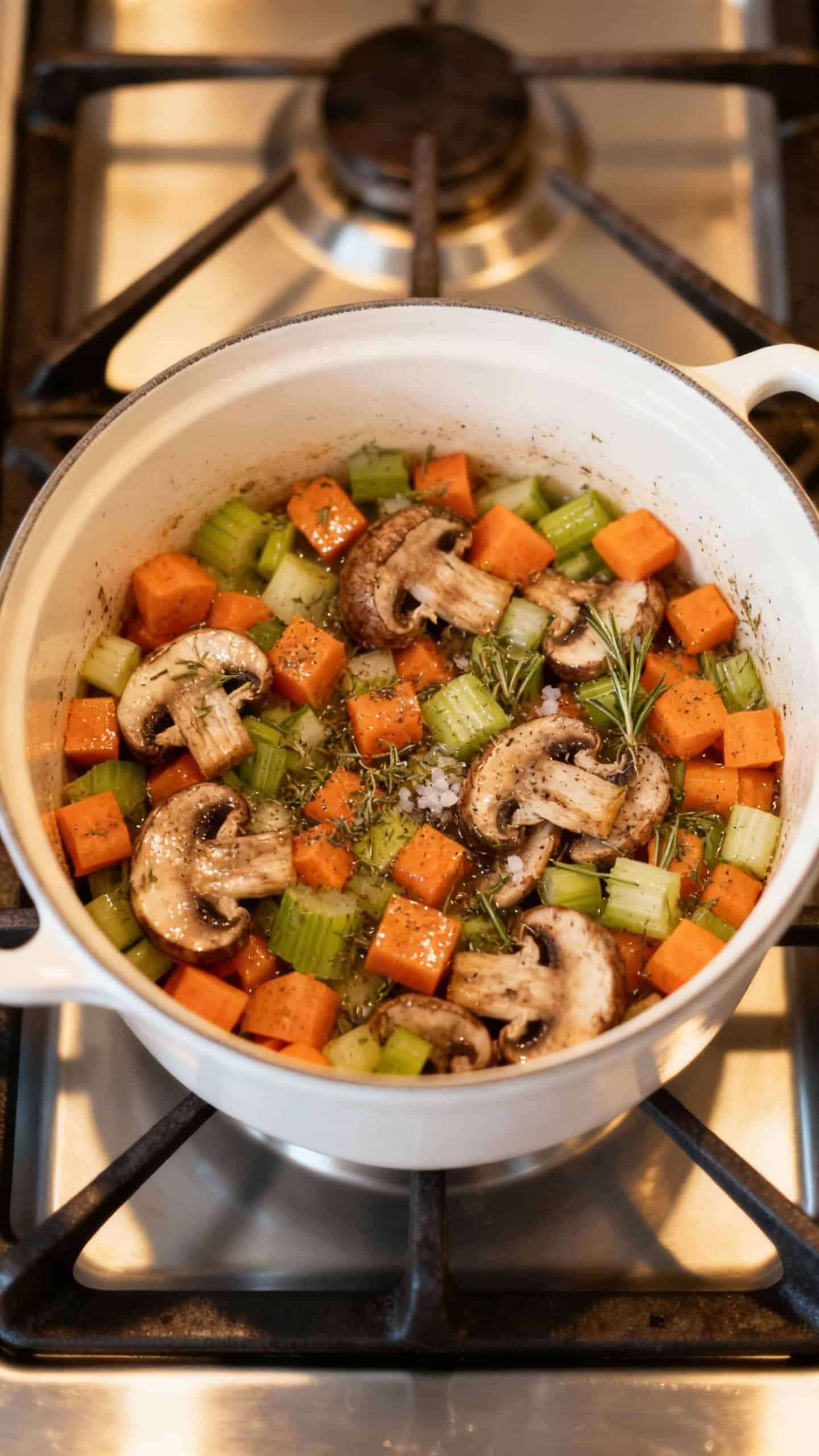Vegan Wild Rice Mushroom Soup