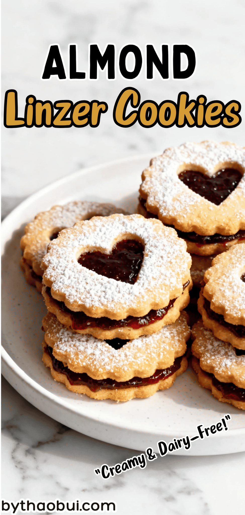 Almond Linzer Cookies